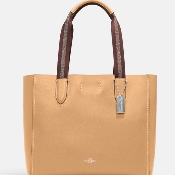 Coach | Bags | Nwt Coach Derby Tote Handbag Pebble Leather Color Light ...